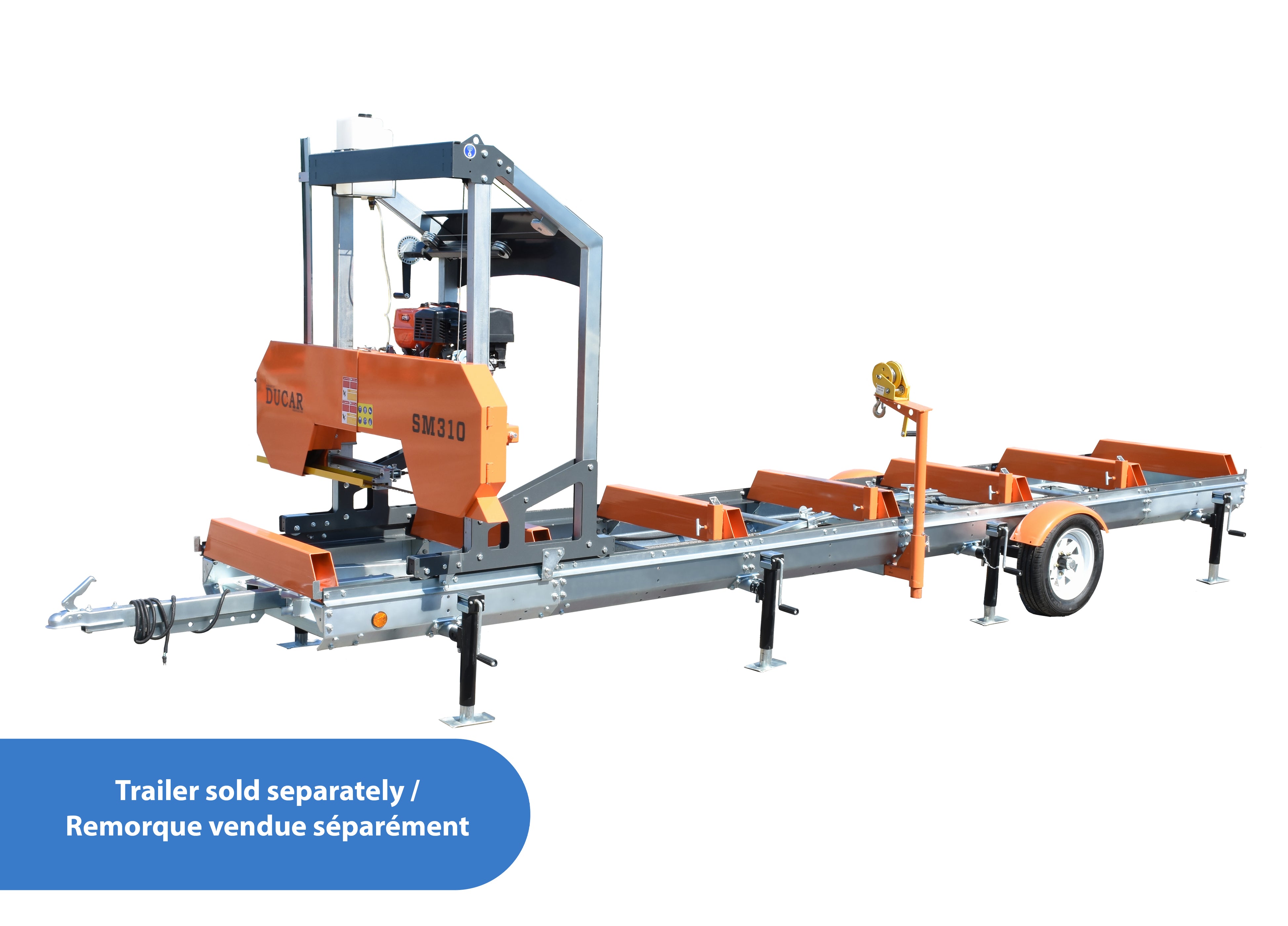 Scierie mobile 31 po, 15 CV, 420 cc — Ducar Canada